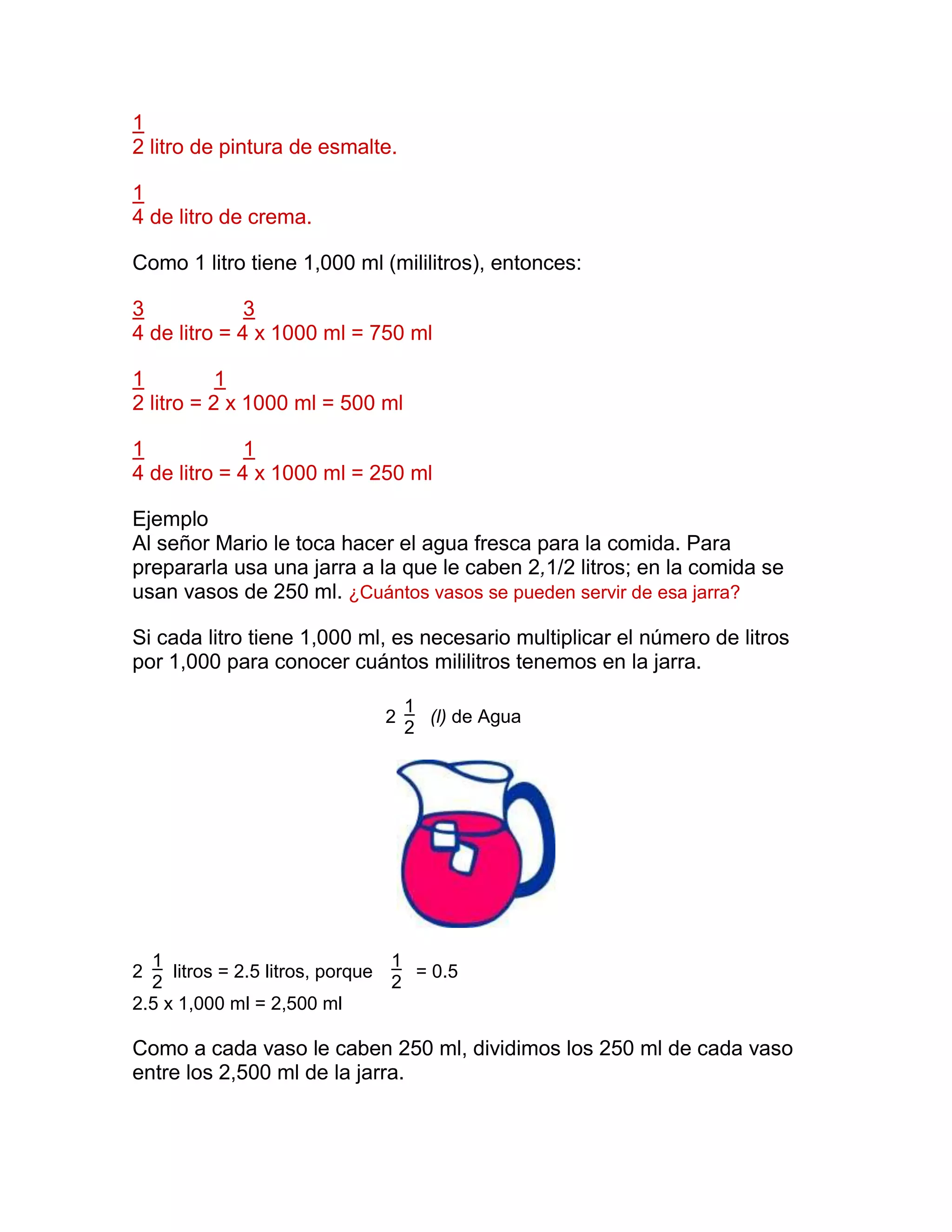 Tabla y ejemplos de volumen | DOCX