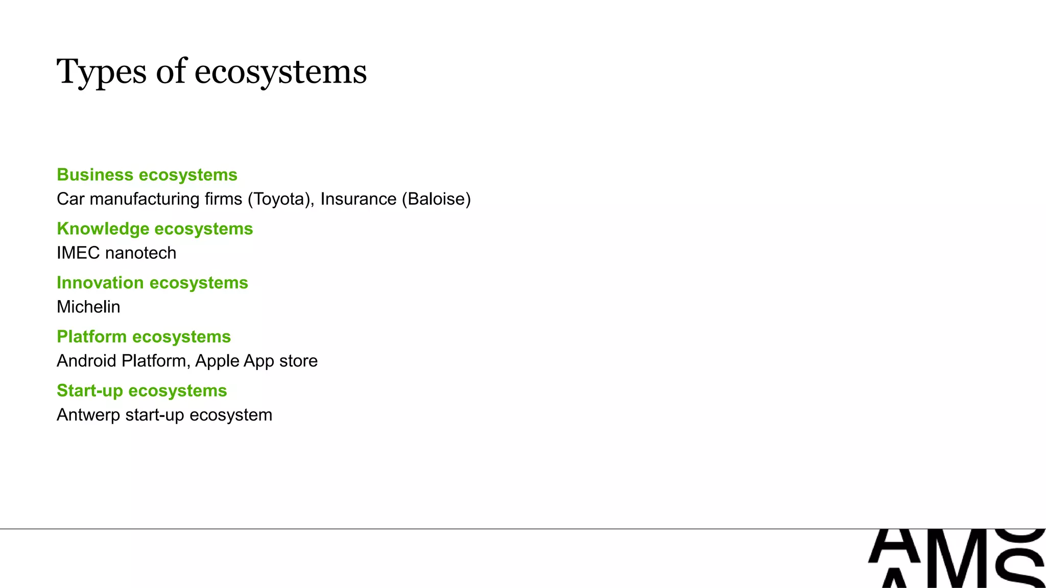 Leveraging and Designing Smart Ecosystems | PPTX