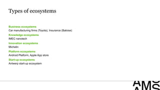 Leveraging and Designing Smart Ecosystems | PPTX