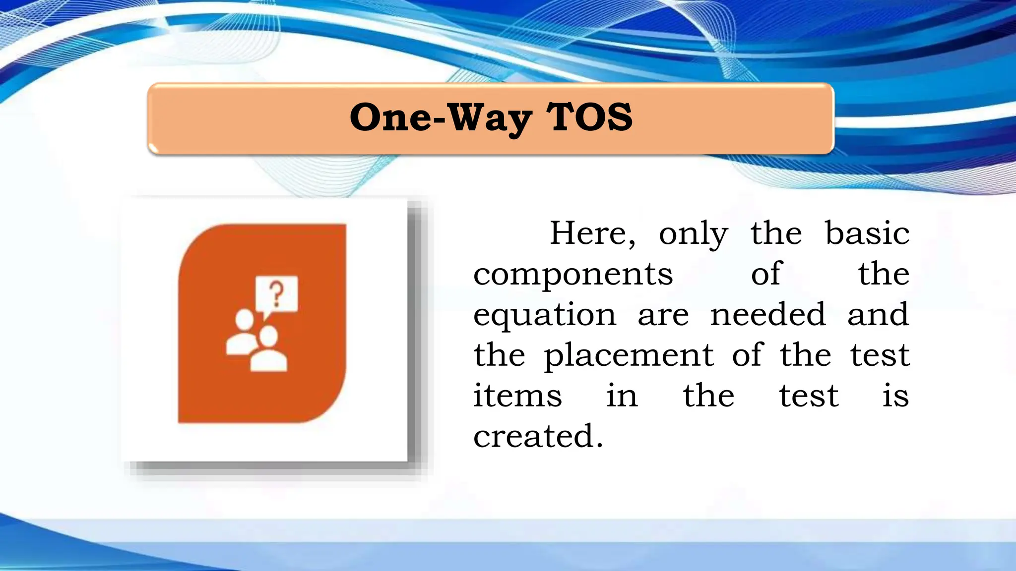 Table of Specification - Professional Education | PPTX