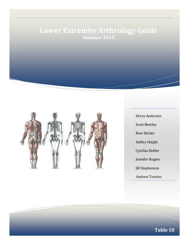 Lower Extremity Arthrology Guide