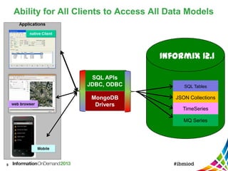 Table for two? Hybrid approach to developing combined SQL, NoSQL applications on IBM Informix. | PPT