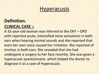 CLINICAL ASPECTS related to Ear anatomy.pptx