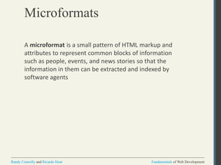 Tables and forms accessibility and microformats | PPTX