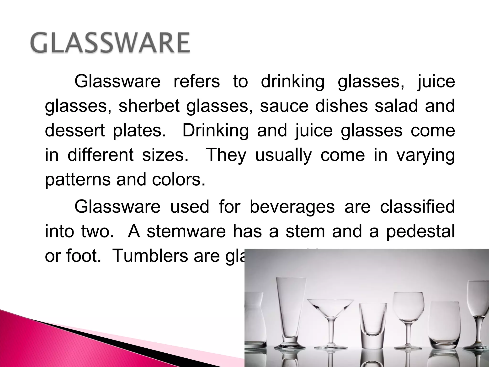 Table appointments | PPT