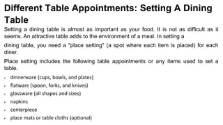 TABLE APPOINTMENTS.pptx00000000000000000 | PPTX