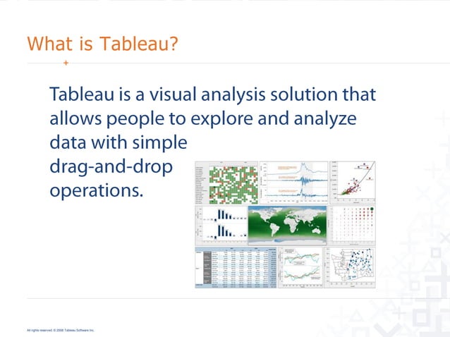 Tableau Software - Business Analytics and Data Visualization | PPT