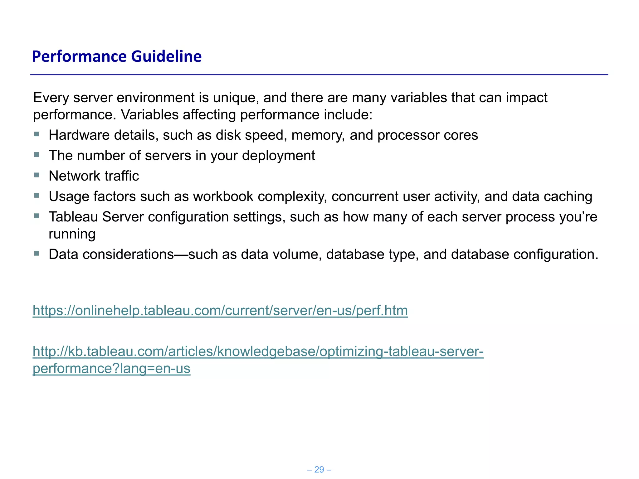 Tableau Architecture | PPTX