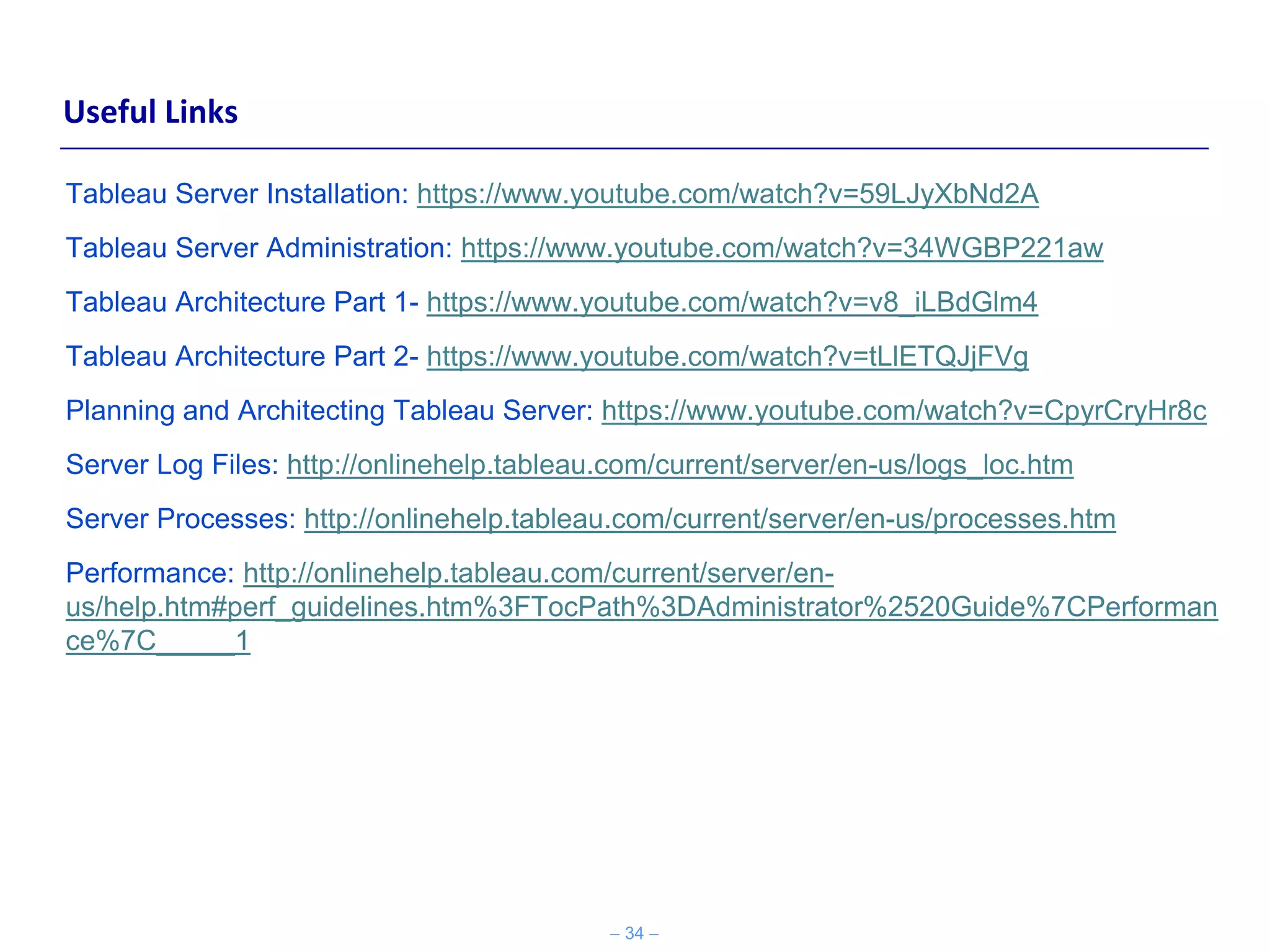 Tableau Architecture | PPTX