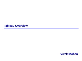 Tableau Architecture | PPTX