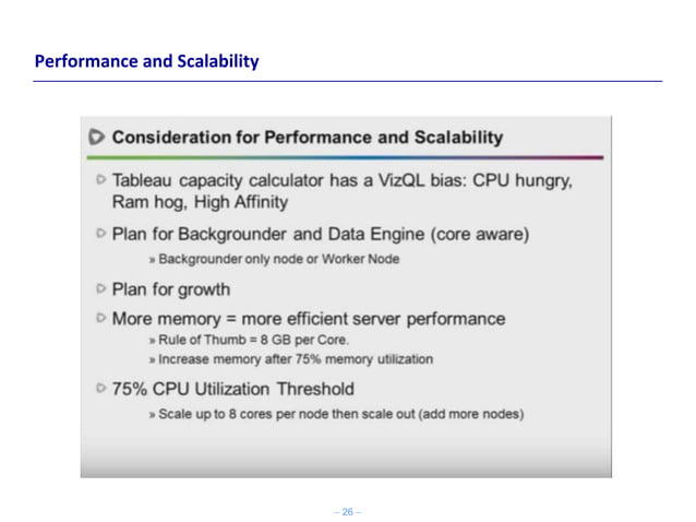 Tableau Architecture | PPTX | Cloud Computing | Internet