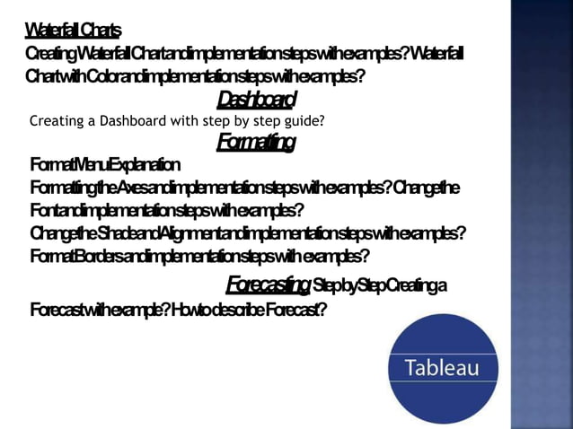 Introduction about Tableau | PPT