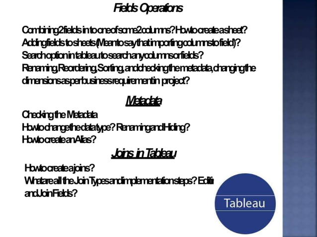 Introduction about Tableau | PPT