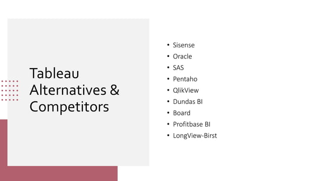 Tableau | PPTX | Computer Software and Applications | Computing