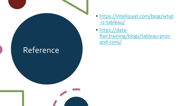 Tableau | PPTX | Computer Software and Applications | Computing