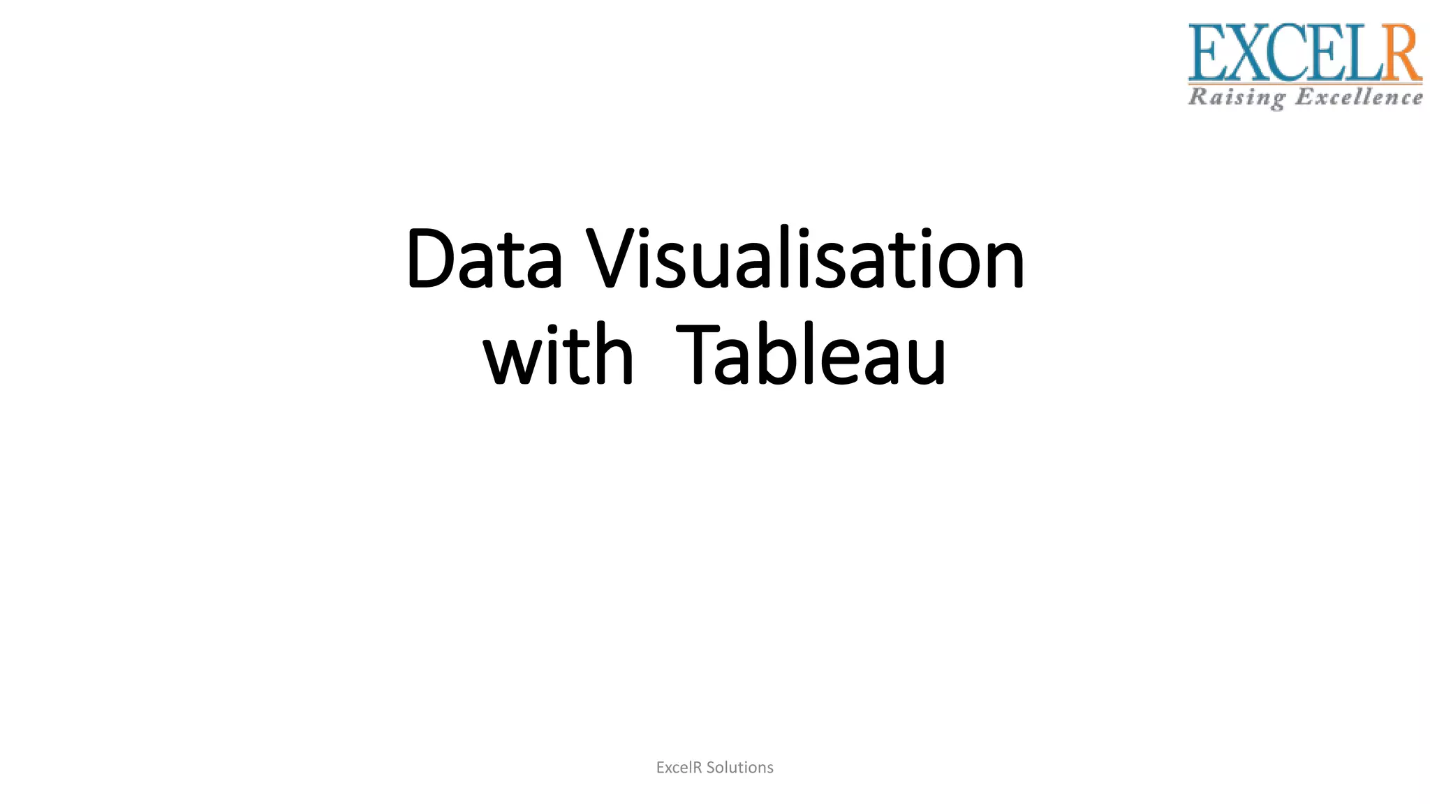 Tableau 2018 | PPT