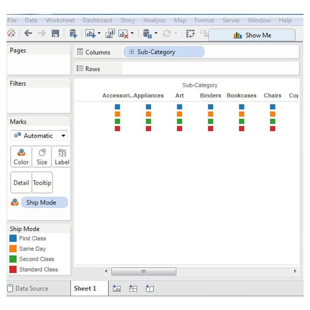 Tableau - bump chart | PDF
