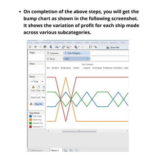 Tableau - bump chart | PDF