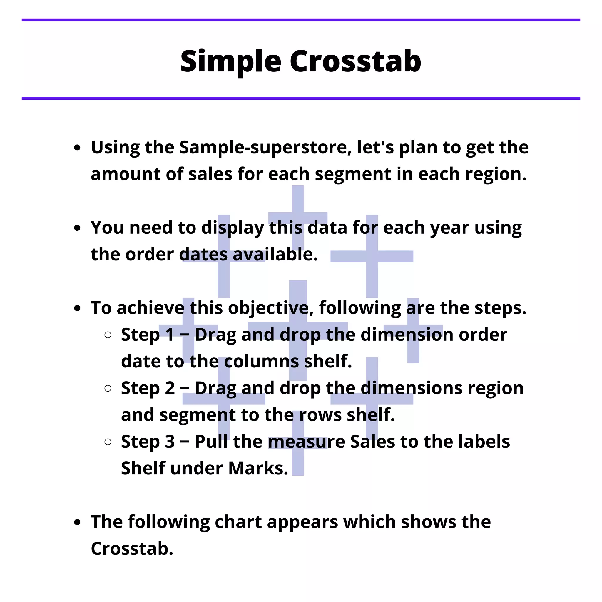 Tableau - crosstab | PDF | Technology & Computing