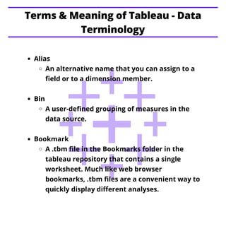 Tableau data terminology | PDF | Databases | Computer Software and ...