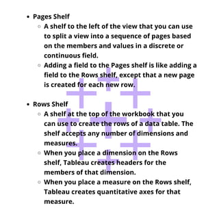 Tableau data terminology | PDF