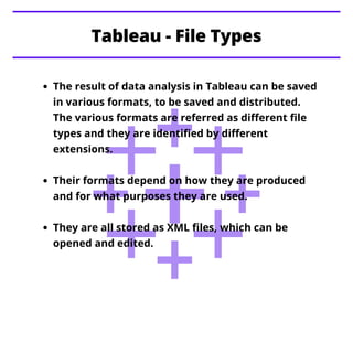 Tableau file types | PDF