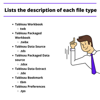 Tableau file types | PDF
