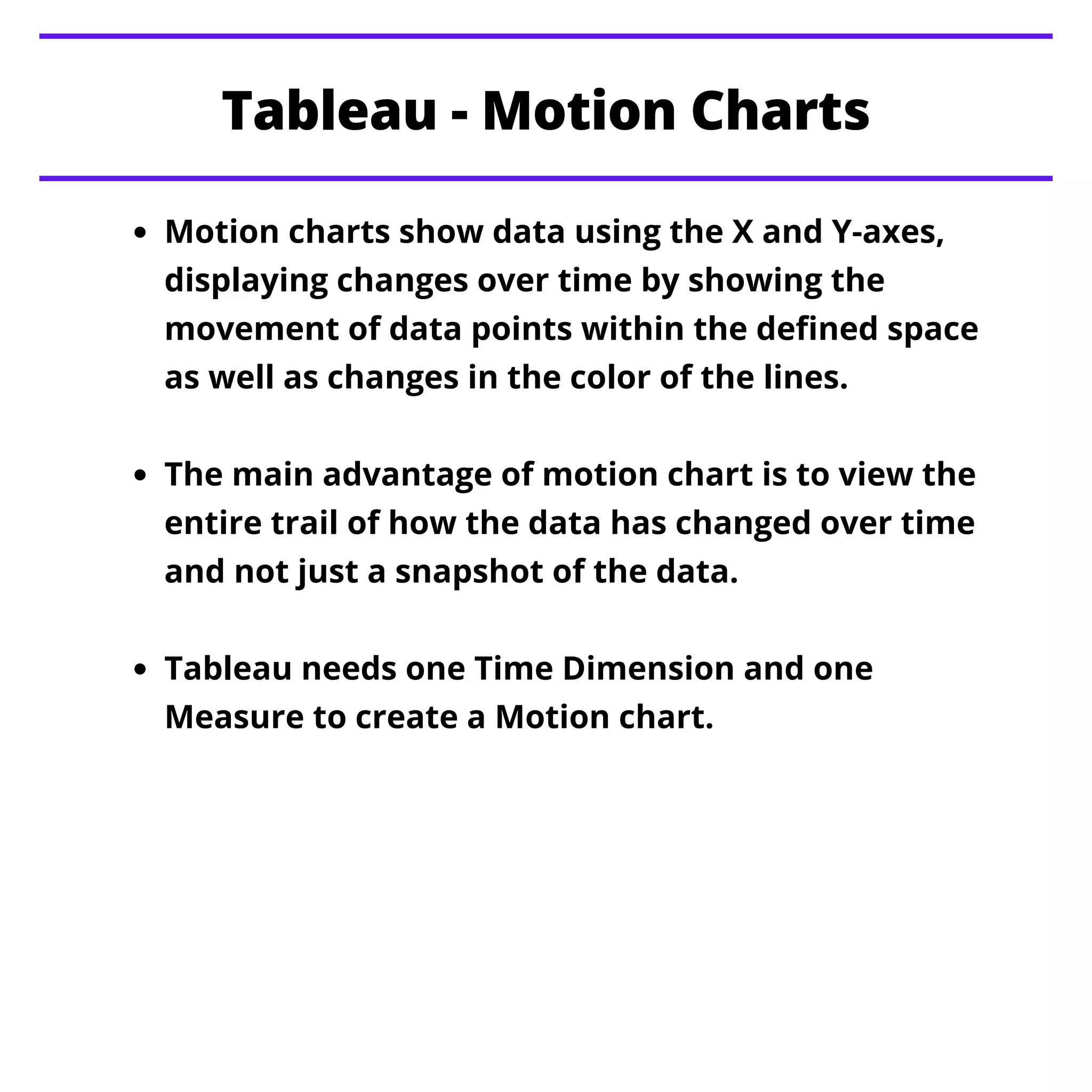 Tableau motion charts | PDF