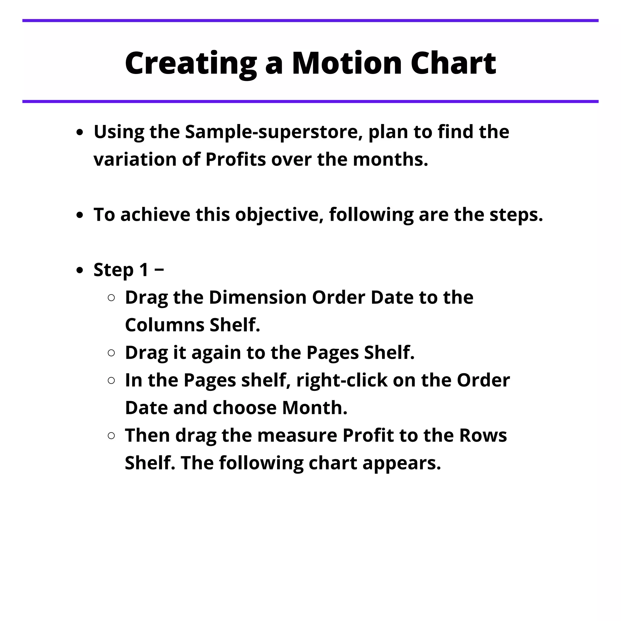 Tableau motion charts | PDF