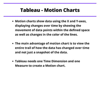 Tableau motion charts | PDF
