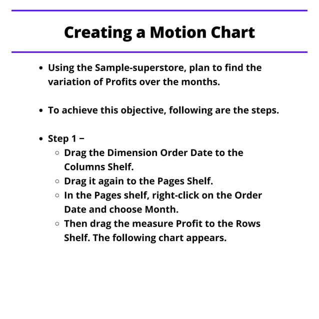 Tableau motion charts | PDF