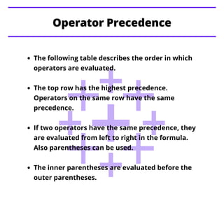 Tableau operators | PDF