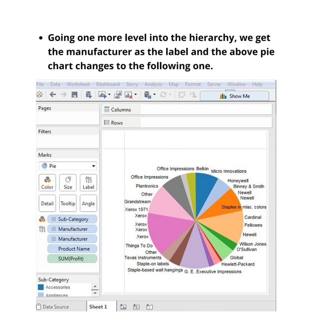 Tableau pie chart | PDF