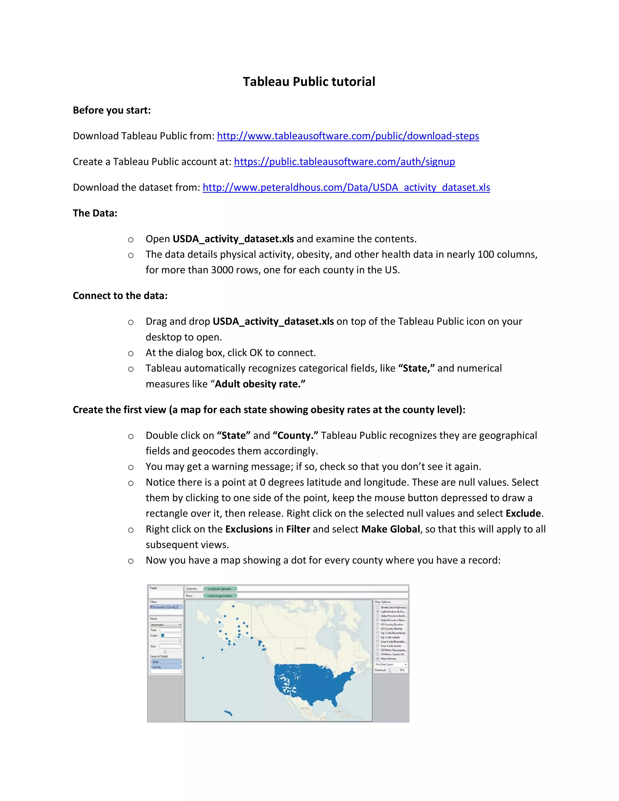 Tableau public-tutorail | PDF