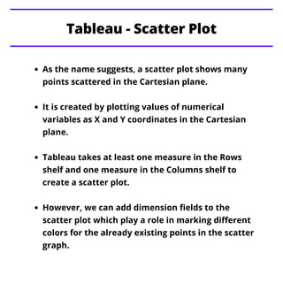 Tableau scatter plot | PDF