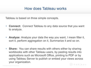 Tableau 7.0 prsentation | PDF