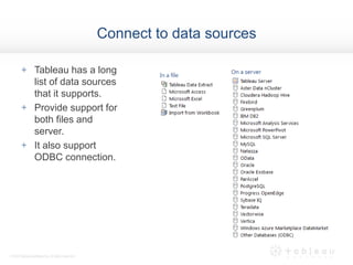 Tableau 7.0 prsentation | PDF