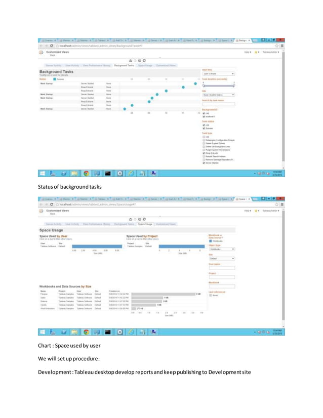 Tableau 8.3 server configuration | DOCX | Computing | Technology ...