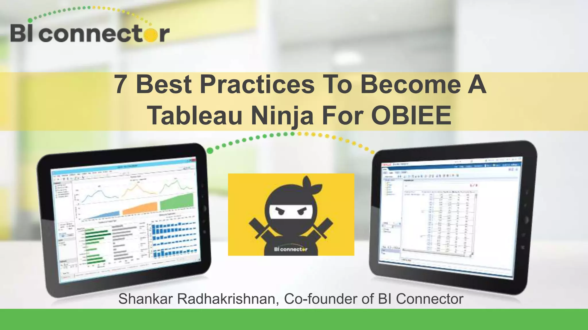 Tableau Best Practices for OBIEE | PPT