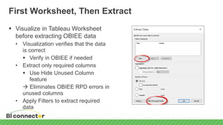 Tableau Best Practices for OBIEE | PPT