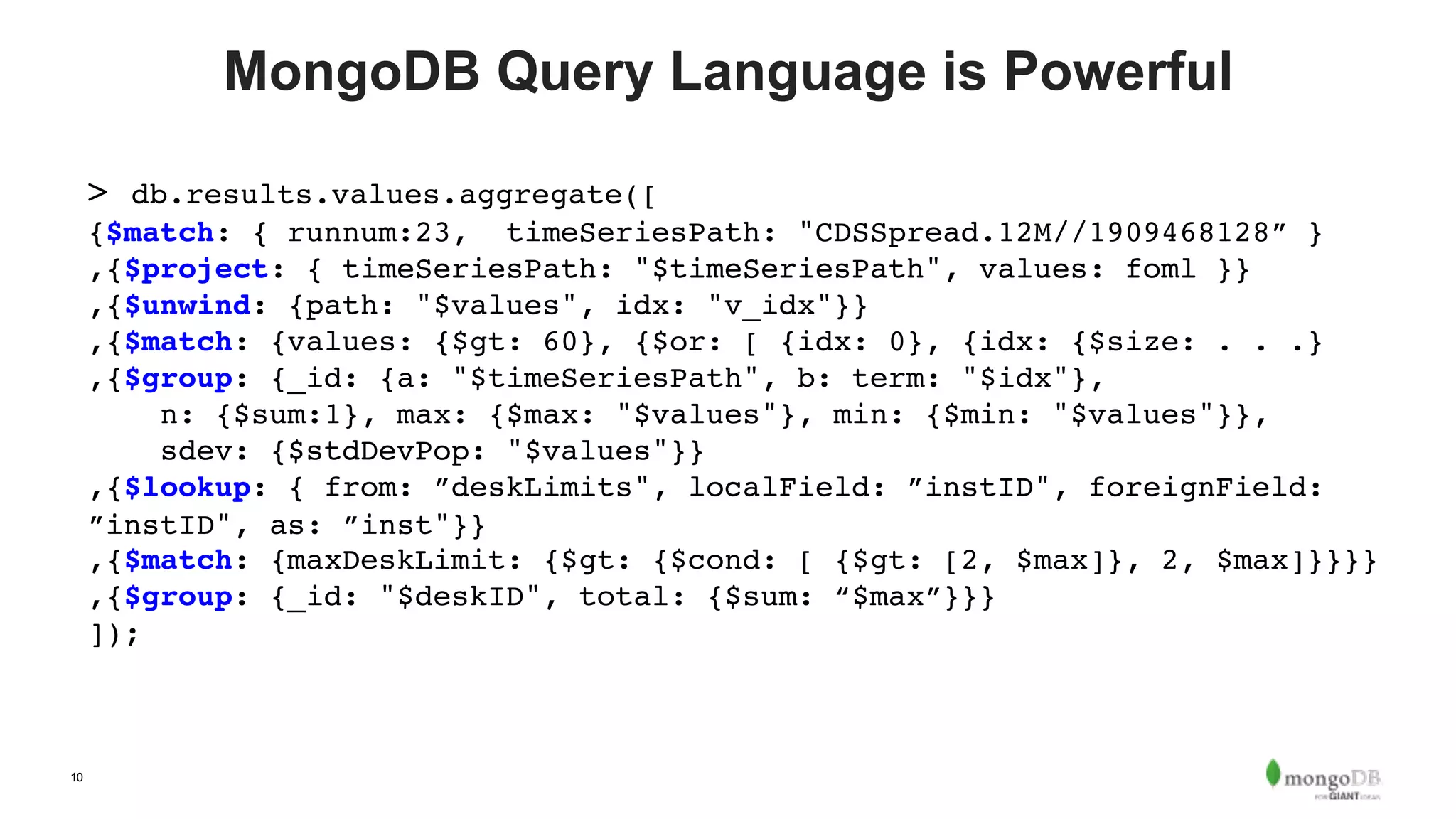 Webinar: Introducing the MongoDB Connector for BI 2.0 with Tableau | PPT Webinar: Introducing the MongoDB Connector for BI 2.0 with Tableau | PPT
