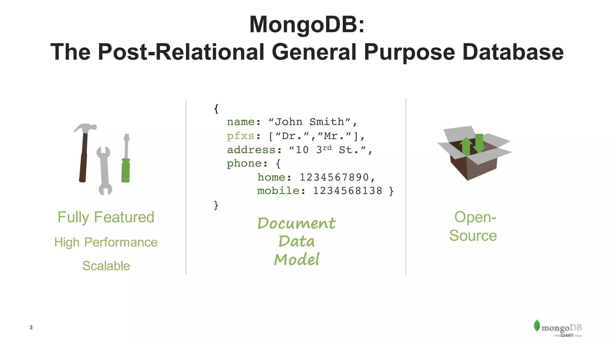 Webinar: Introducing the MongoDB Connector for BI 2.0 with Tableau | PPT