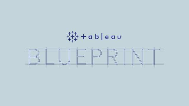 Tableau Blueprintの概要 for JTUG/RETAIL 2019/10/16 | PPT