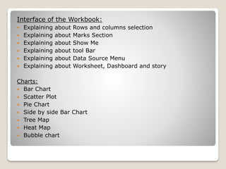 Tableau course curriculum | PDF
