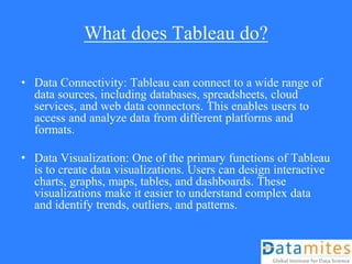 Tableau Course In Chennai-October | PPT