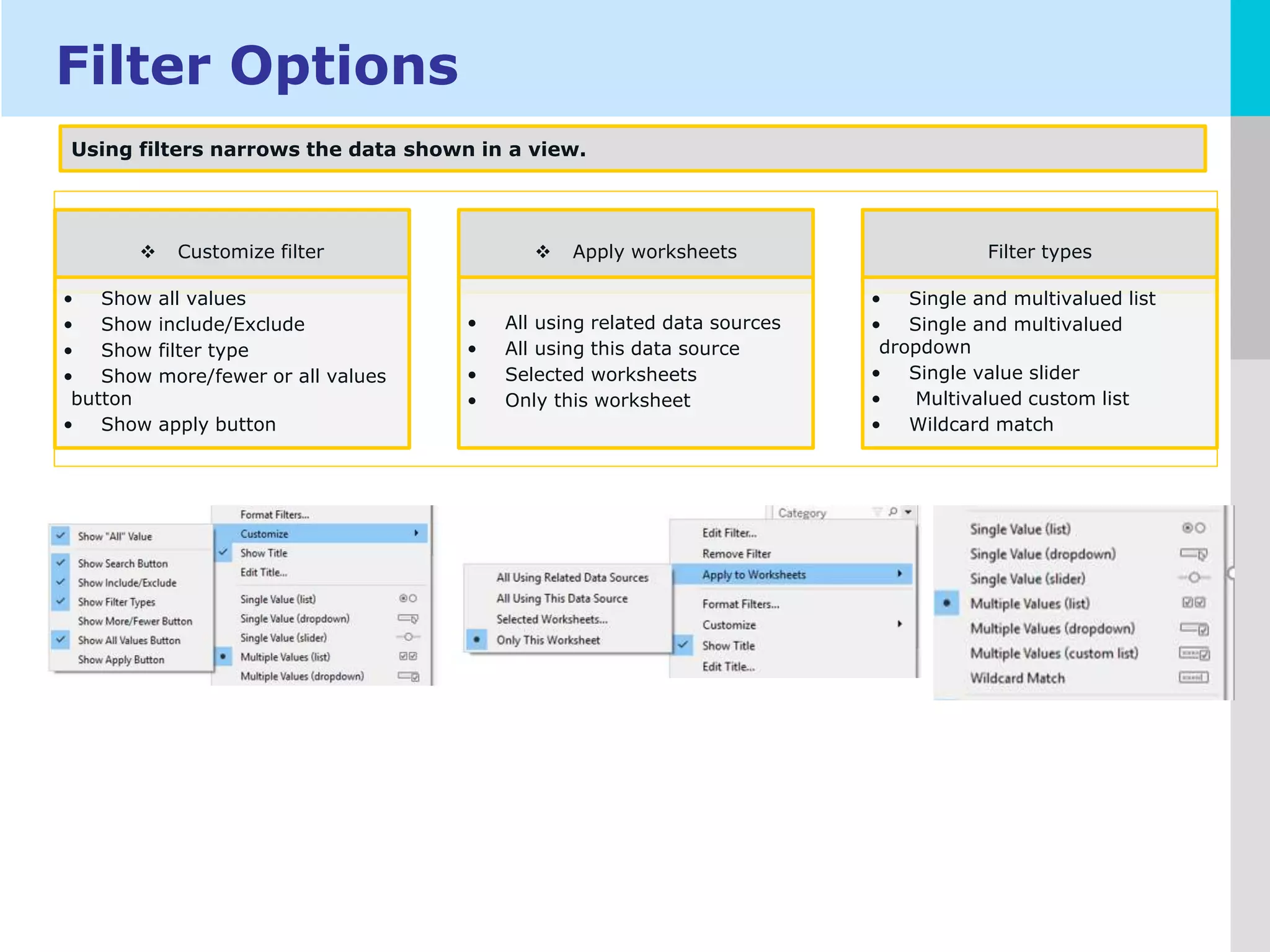 Tableau Desktop Material | PPTX