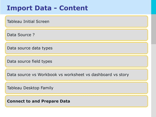 Tableau Desktop Material | PPTX | Databases | Computer Software and Applications