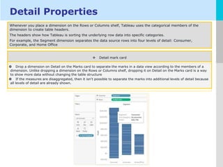 Tableau Desktop Material | PPTX