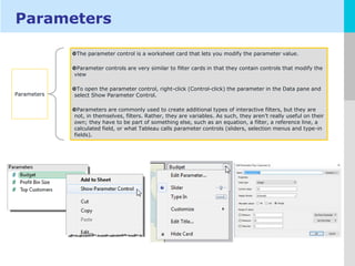 Tableau Desktop Material | PPTX