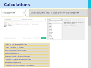 Tableau Desktop Material | PPTX